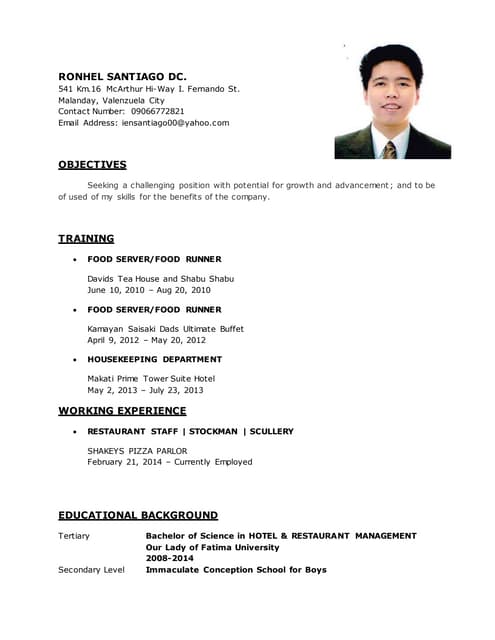 Tamil Resume Template | PDF