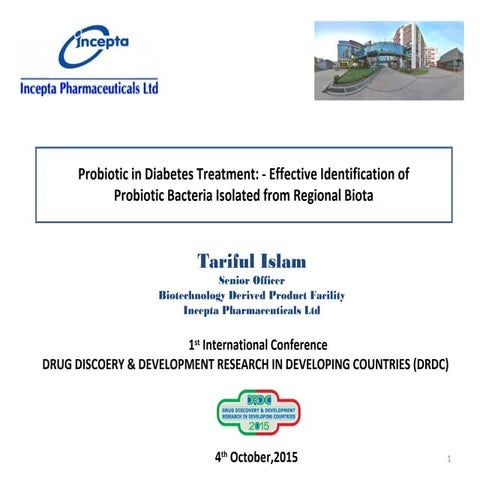 Probiotics in Diabetes Treatment by Tariful | PPT