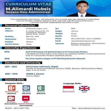 CV ALI 2016 | PDF