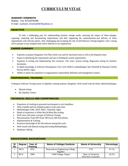 Srikanth_Resume | DOCX | Computer Software and Applications | Computing