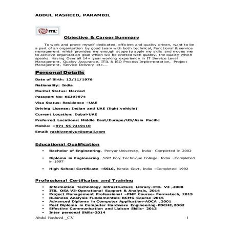 Abdulrasheed-UpdatedCV | PDF