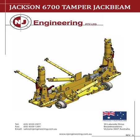 NJ Jackson 6700 Tamper Jackbeam Catalogue REV A | PDF