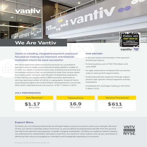 Vantiv Fact Sheet | PDF