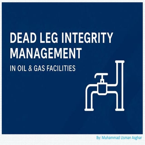 Dead-Legs Integrity Management.pdfhhhhjjjjjj | PDF