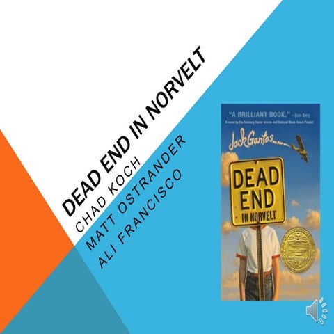 Dead end in norvelt | PPTX