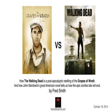 Dead Grapes of Walking Wrath: How The Walking Dead is a Post-Apocalyptic Retelling of The Grapes ...