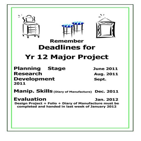 Deadlines+yr+12+major+project | DOC
