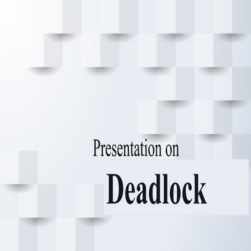 Deadlock Ppt