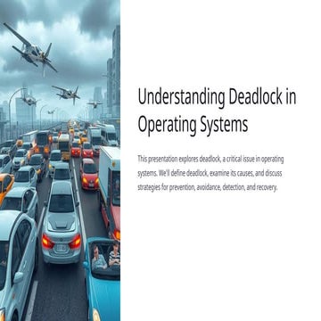 understanding deadlock in operating systems | PPTX