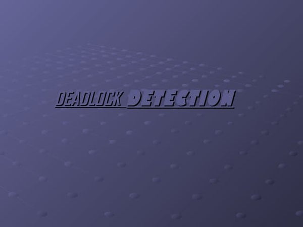 Deadlock Dbms