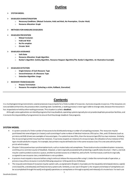 Circular Wait Operating Systems