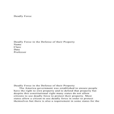 Stand Your Ground Law | PPTX