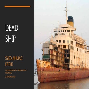 Dead ship | PPTX