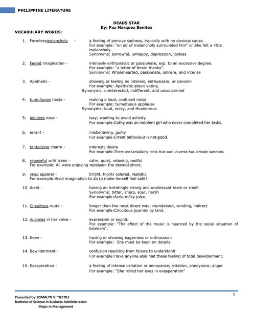 Philippine literature. Grade 7-English Curriculum | PPTX