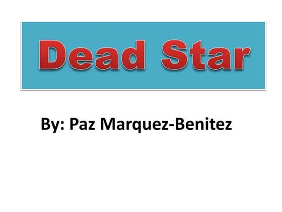 PHILIPPINE LITERATURE- "Deads star" | DOCX