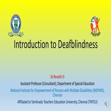 deafblindness-DrRevathi, NIEPMD.pptx