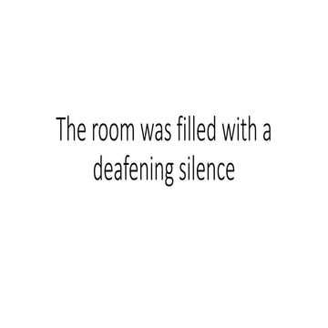Deafening silence | PPTX