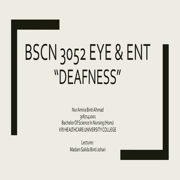 Deafnesspresentation 161223032854 Pptx