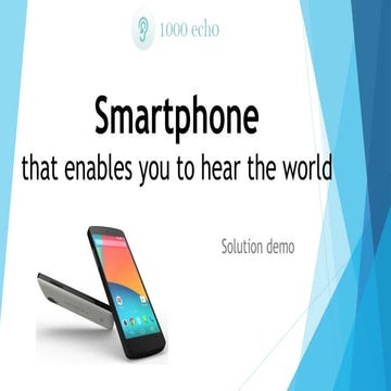 Smartphone that enables you to hear the world | PDF