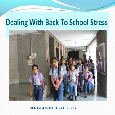 Dealing with back to school stress | PPT