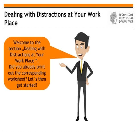 Dealing with distractions | PPT