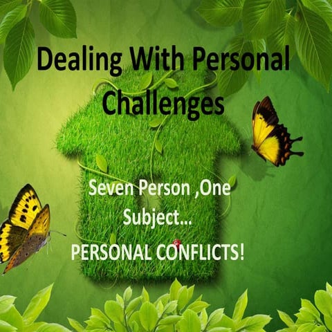 Photo Essay - Dealing with personal challenges | PPTX