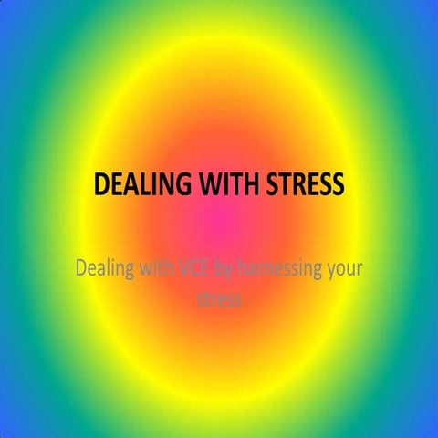 Dealing with stress | PPTX