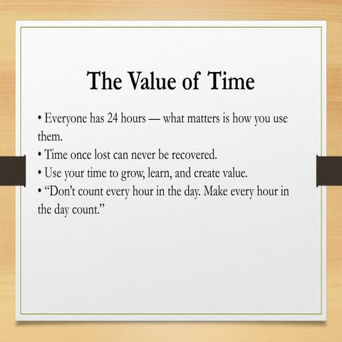 Dealing_with_Time for Students and people who want to be successful.pptx