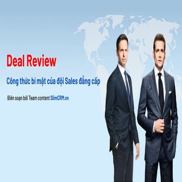 Deal review - Công thức bí mật của đội Sales đẳng cấp | PDF