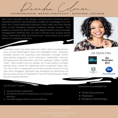 TerDawn DeBoe Bio Press Release | DOCX