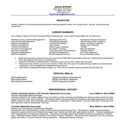 Victor Resume for PRHP | PDF