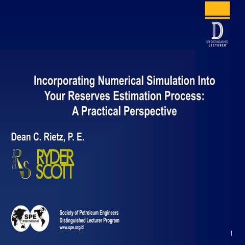 Incorporating Numerical Simulation Into Your Reserves Estimation ...
