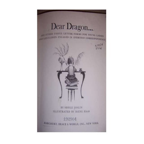 Dear Dragon, by Seslye Joslin | PPT