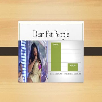 Dear Fat People | PPTX