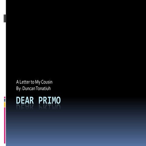Dear Primo | PPTX