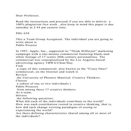 Dear Professor, Read the instructions and proceed if you are abl.docx