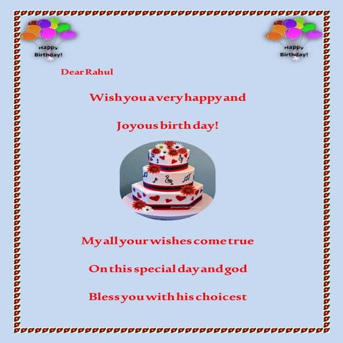 Dear rahul | DOCX