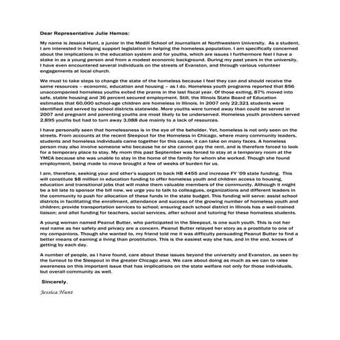 Dear Representative Julie Hemos | PDF