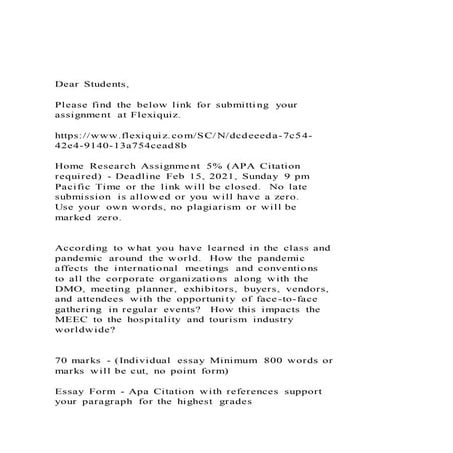 Dear students,please find the below link for submitting yo | DOCX