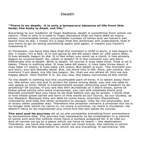 Death | PDF