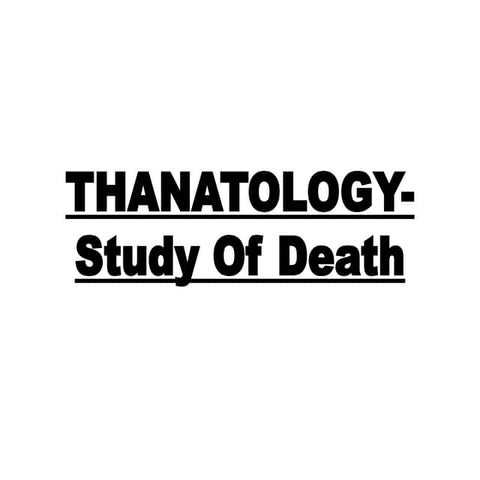 Mode of death | PPTX