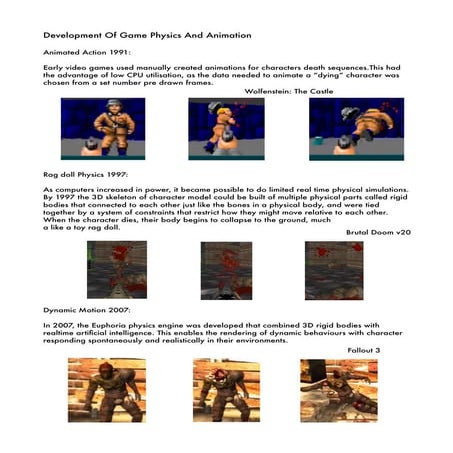 Death animations pdf | PDF