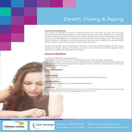 Dealing with Death, Dying & Aging Training Courses | PDF