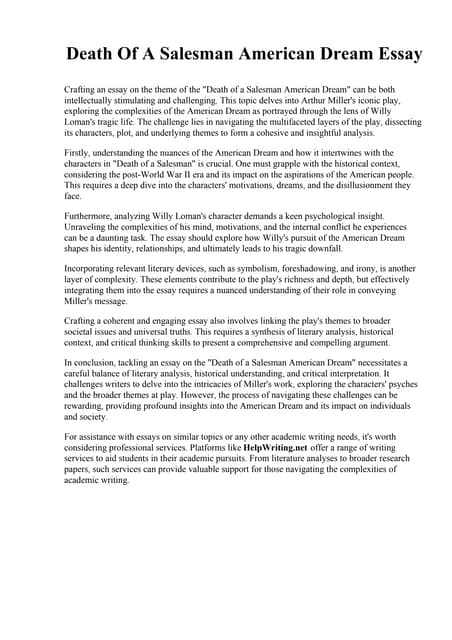 Essay Topics For Death Of A Salesman.pdf