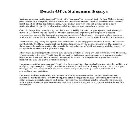 Death Of A Salesman Essays.pdf