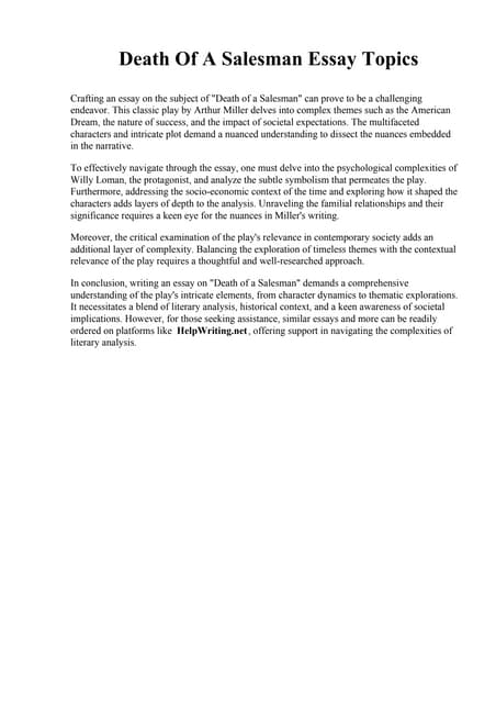 Death Of A Salesman Essay.pdf
