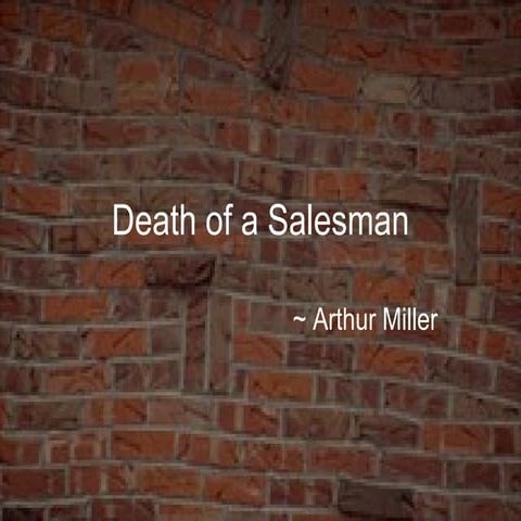 Death of a salesman motifs | PPT