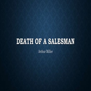 Death of a salesman intro | PPT