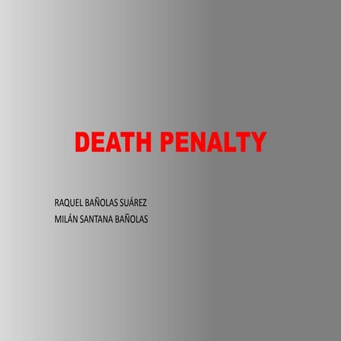 Death penalty | PPTX