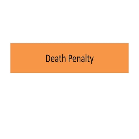 Death penalty | PPTX